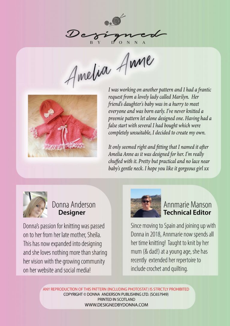 Amelia Anne ⋆ Designed by Donna